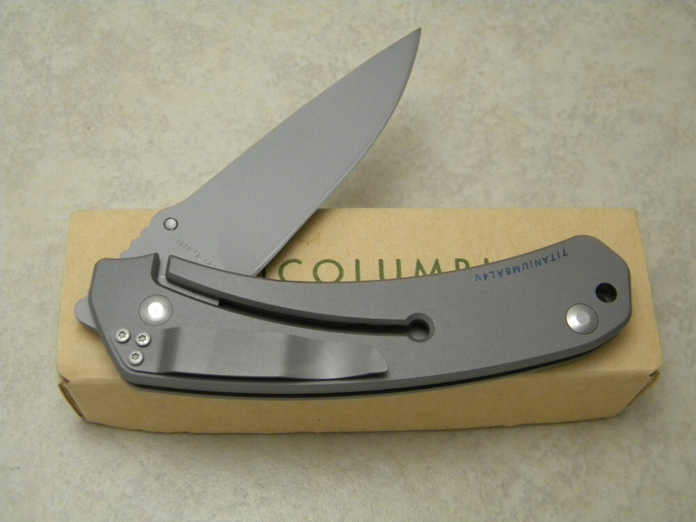 Columbia River Knife & Tool CRKT 7503 Titanium Framelock Knife NIB