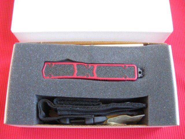 Rare Early Microtech 2005 Red MAKORA Fire Ant OTF Switchblade Knife ...