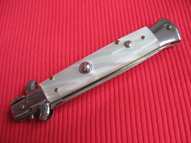 Vintage Italian 1980's 9" Stiletto Switchblade Knife.