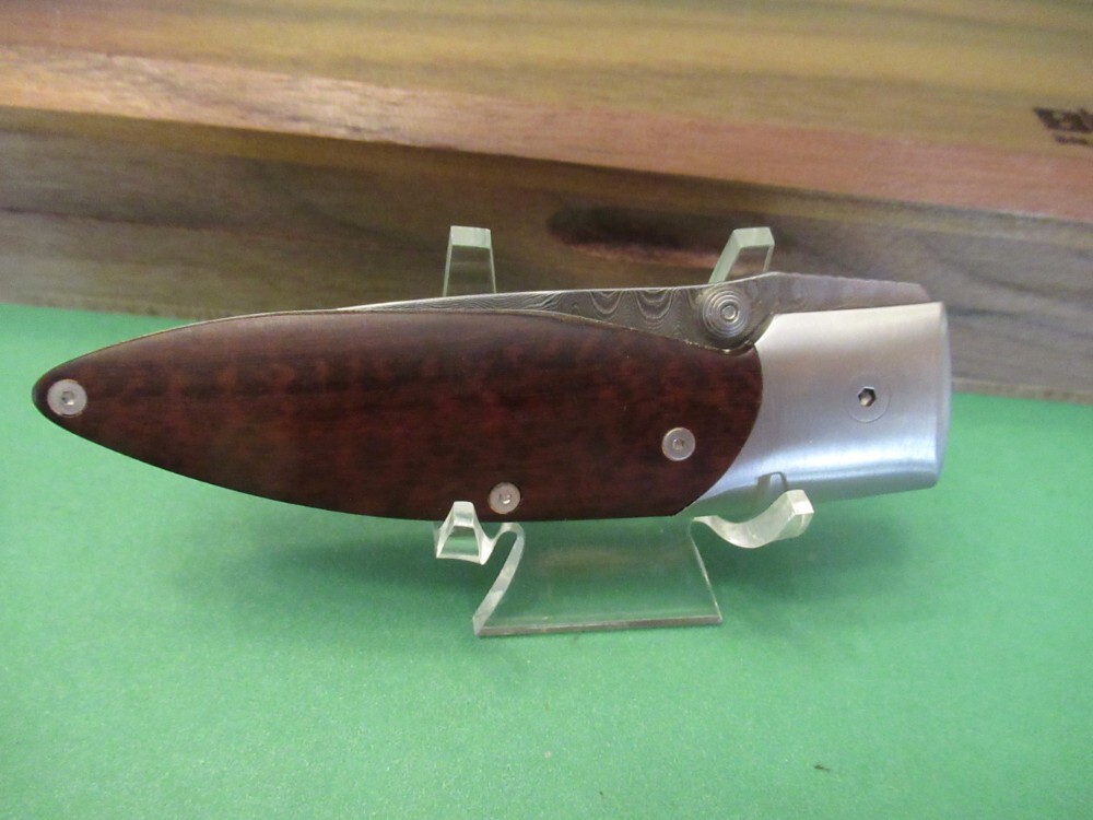 Boker Annual 2000 Year Damascus Liner Lock Design By Michael Walker