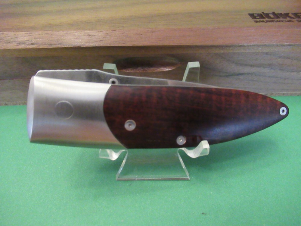 Boker Annual 2000 Year Damascus Liner Lock Design By Michael Walker