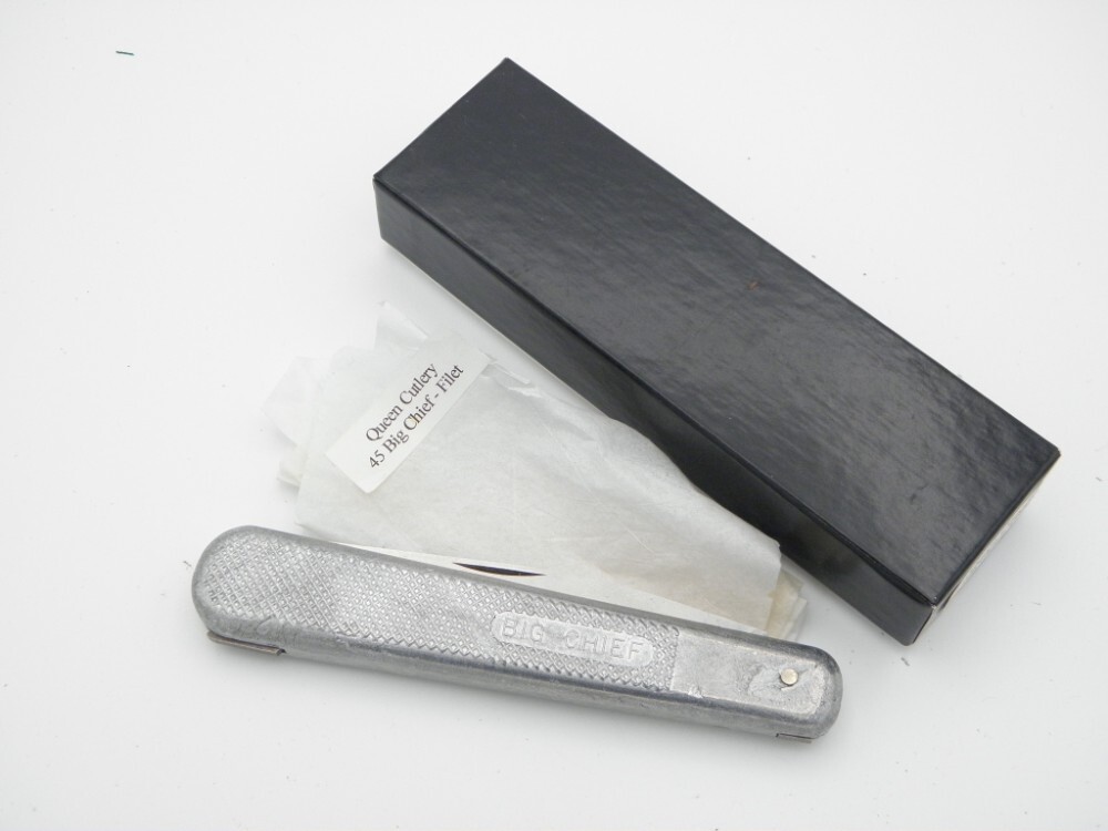 Queen Cutlery #45F Big Chief Filet Blade folding knife: 5’ overall ...