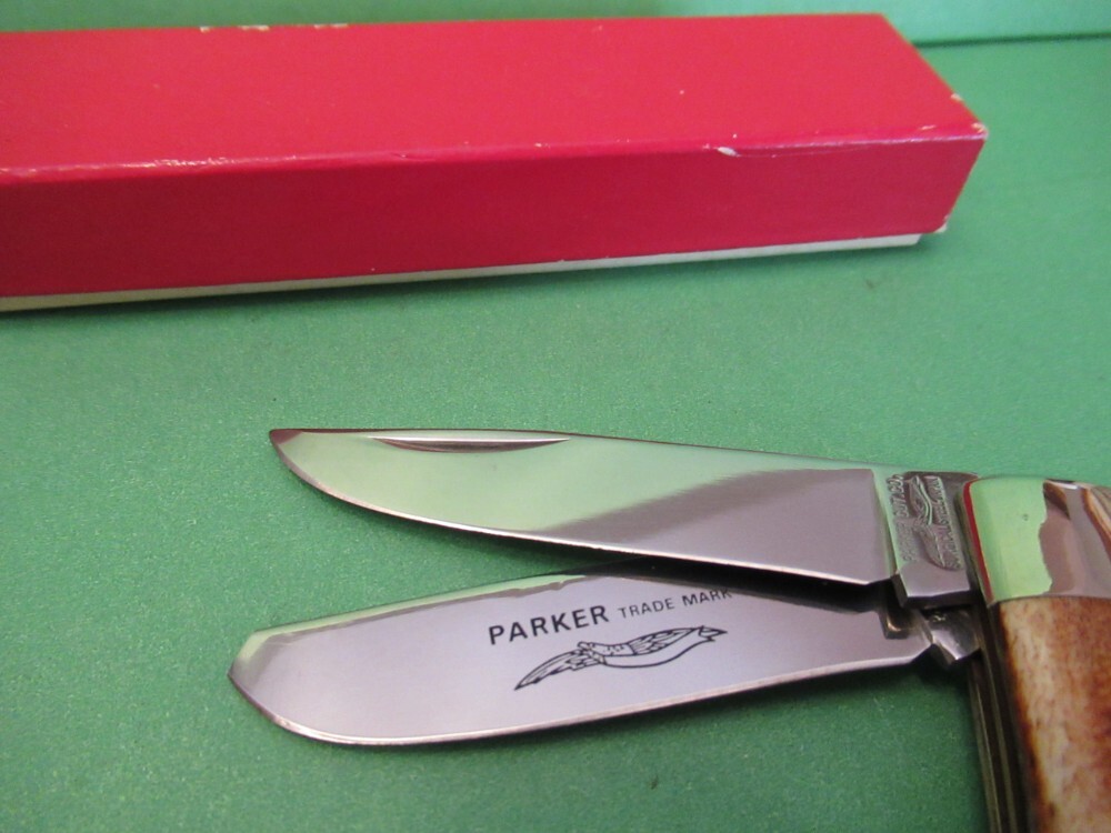 Parker Cut Co. Smooth Brown Bone Bullet Trapper