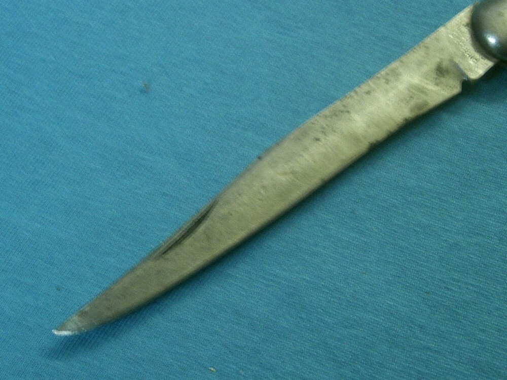 VINTAGE HIBBARD SPENCER BARTLETT BONE FOLDING POCKET TEXAS TOOTHPICK ...