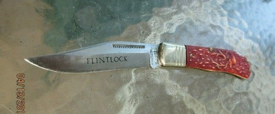 Vintage Valor Flintlock Hi-Stainless 4000322 1 Blade Folding Pocket ...