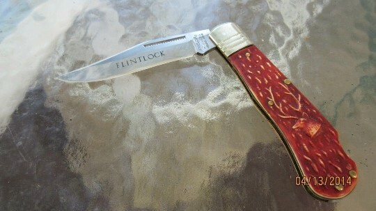 Vintage Valor Flintlock Hi-Stainless 4000322 1 Blade Folding Pocket ...