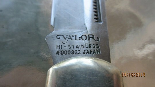 Vintage Valor Flintlock Hi-Stainless 4000322 1 Blade Folding Pocket ...
