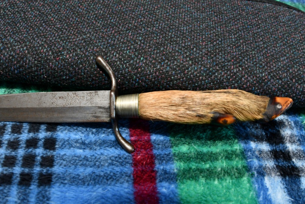A W Wadsworth & Son deer handle knife 100 + years old!