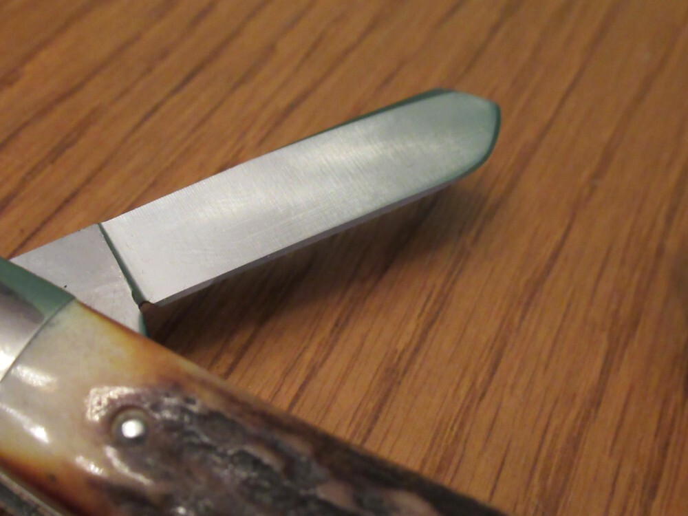 Case XX 1977 Blue Scroll Stag Stockman Pattern # 5347HP SSP