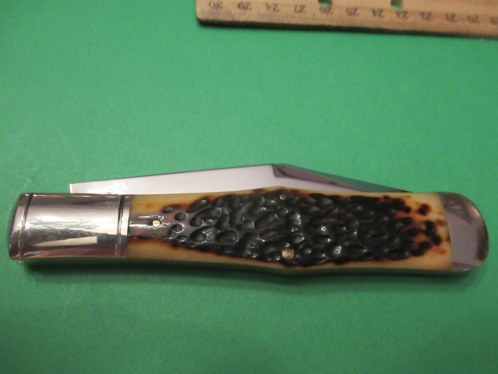 Schatt & Morgan Premier 1 of 400 Large Bone Coke Bottle Pattern # 041802