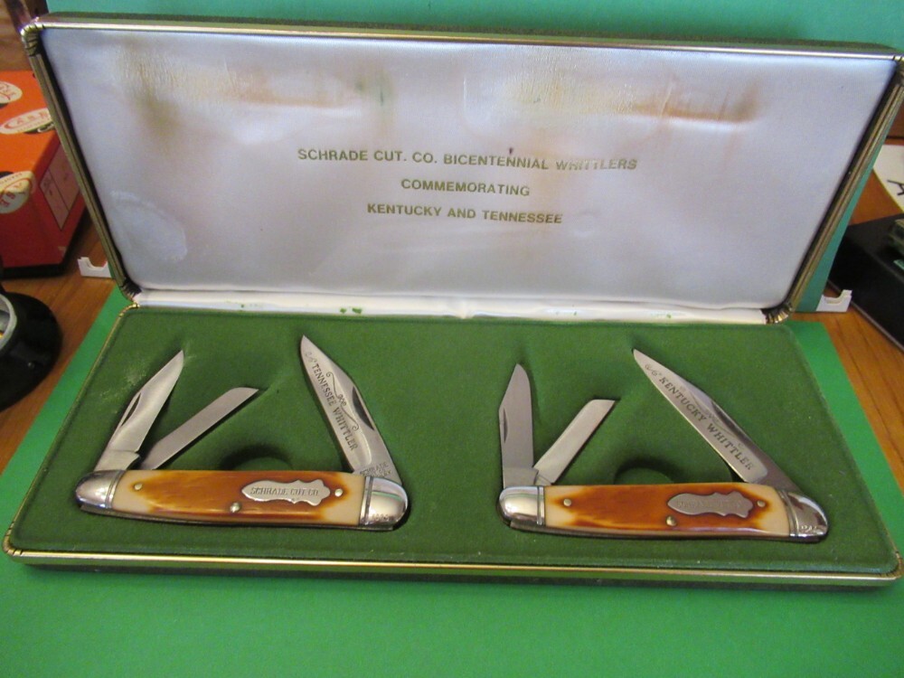 Schrade Cut Co.1976 Bicentennial Whittlers Commemorating Kentucky ...