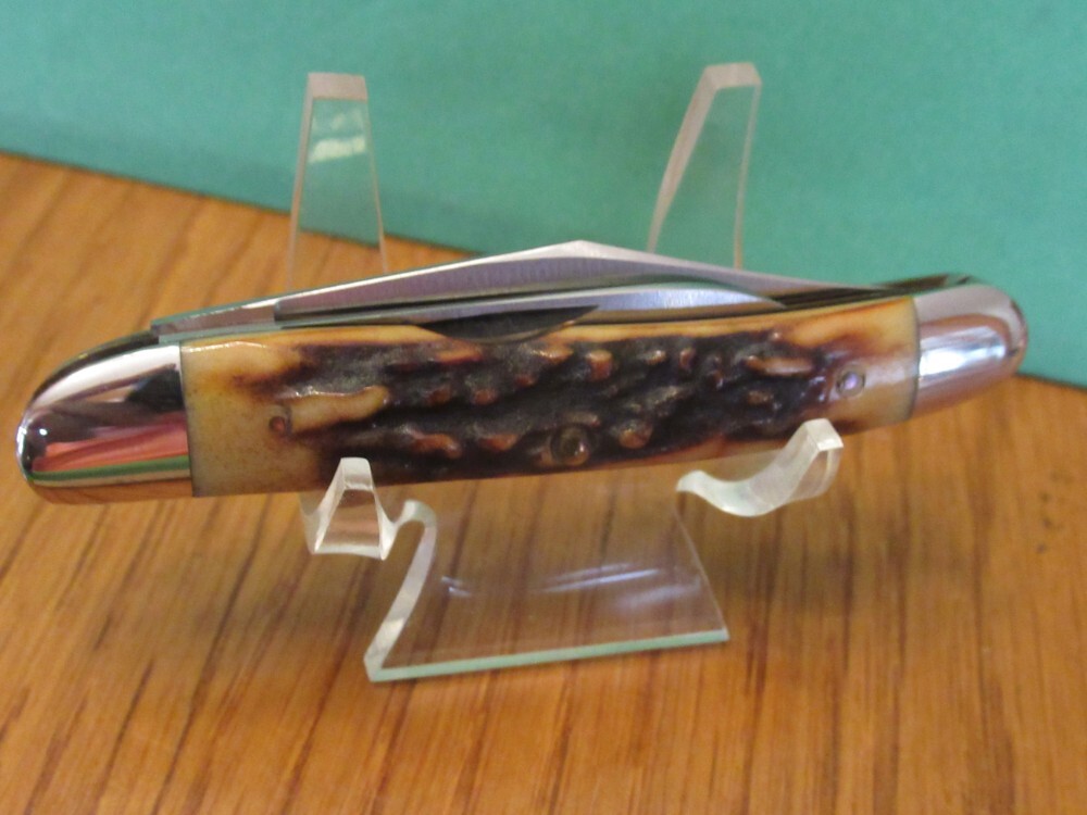 Case XX 1976 Grey Etch Stag Serpentine Jack Pattern # 52087 SSP