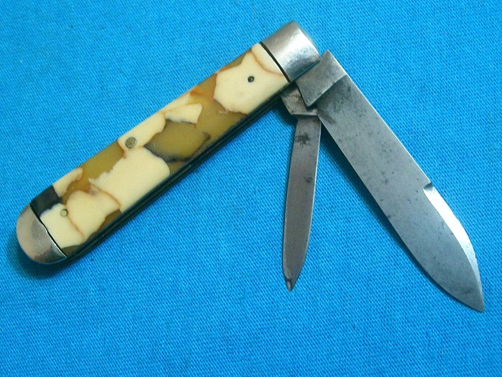 ANTIQUE VINTAGE 1890'S HATCH CUTLERY DRIDGEPORT FOLDING POCKET ...