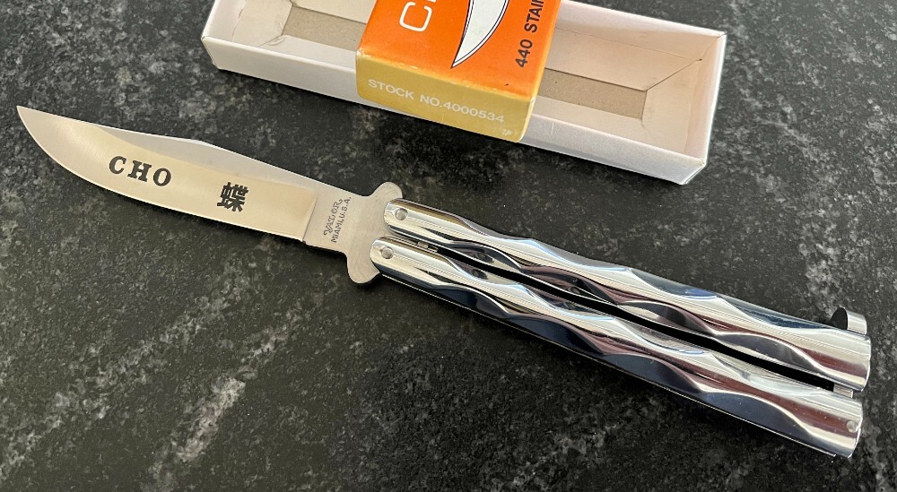 Vintage Valor Cho Balisong aka Butterfly Knife, Made In Japan, Model ...