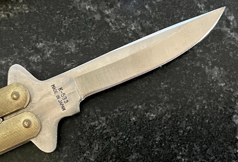 Vintage Parker Small Balisong aka Butterfly Knife, Japan, Nice Brass ...