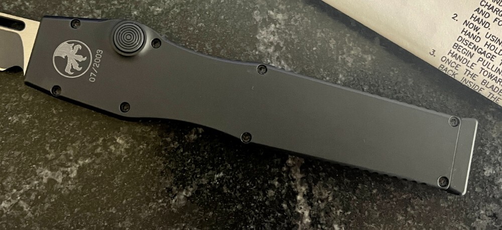 Microtech Halo 2, Tactical Model, Plain Edge Two Tone Blade, Unused