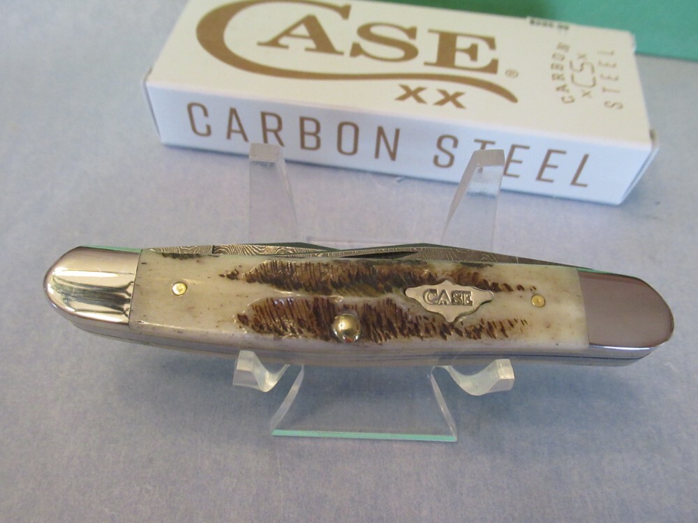 Case XX 2023 Damascus Vintage Bone Muskrat