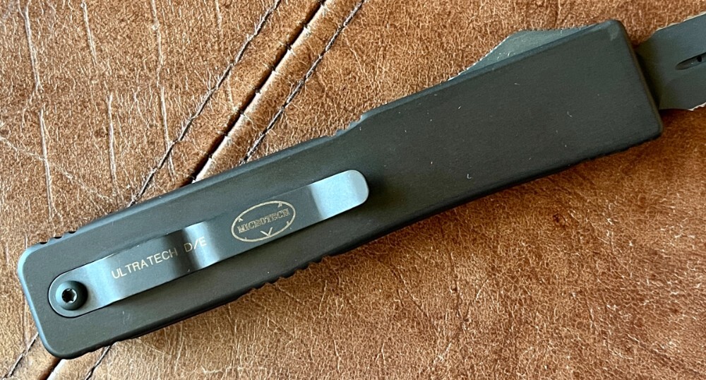 Microtech Ultratech From 2004, Black Tactical With Black Serrated Blade ...