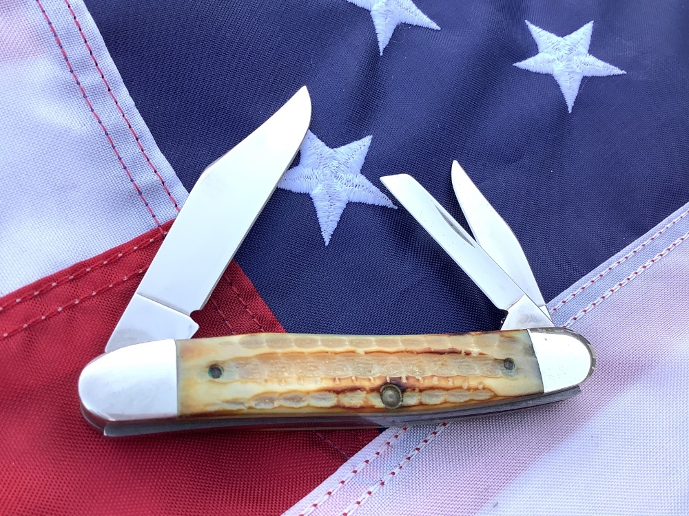 Case xx Whittler With Second Cut Bone Handle -MCMXCV -SC6308 SS -NOS