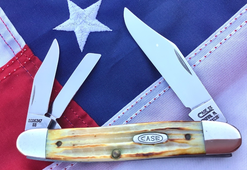 Case xx Whittler With Second Cut Bone Handle -MCMXCV -SC6308 SS -NOS