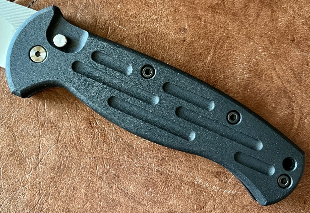 Al Mar / Benchmade AFO Switchblade Knife, Part Serrated Blade, Unused