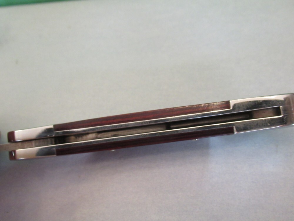 Buck Duke, English Script Stamp, Rosewood Handles ,Pre Date Code Model #500