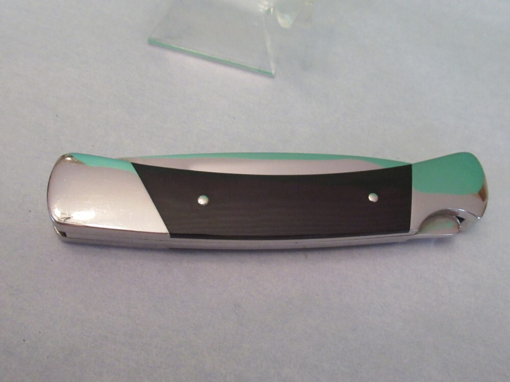 Buck Micarta Handle Pre Date Code English Script Stamp Model # 501