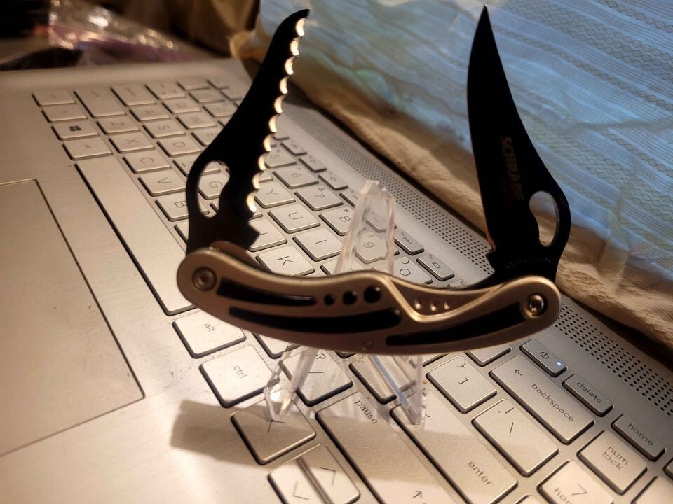Schrade USA Avatar AV22 Double Blade Liner Lockback