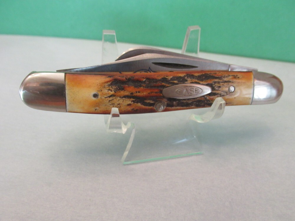 Case XX 1977 Stag Blue Scroll Stockman Pattern # 5347 SSP