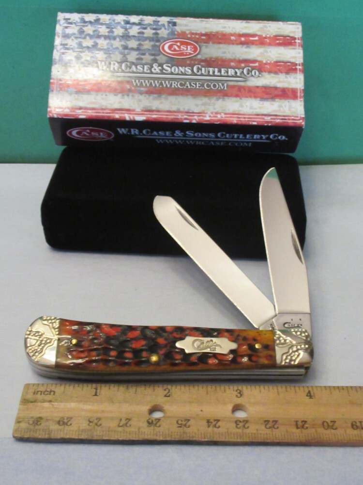 Case XX 2016 Scrolled Bolsters Autumn Bone Trapper Pattern # 6254 SS