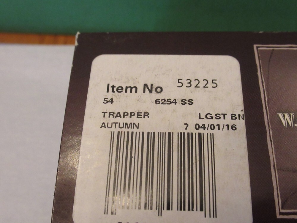 Case XX 2016 Scrolled Bolsters Autumn Bone Trapper Pattern # 6254 SS