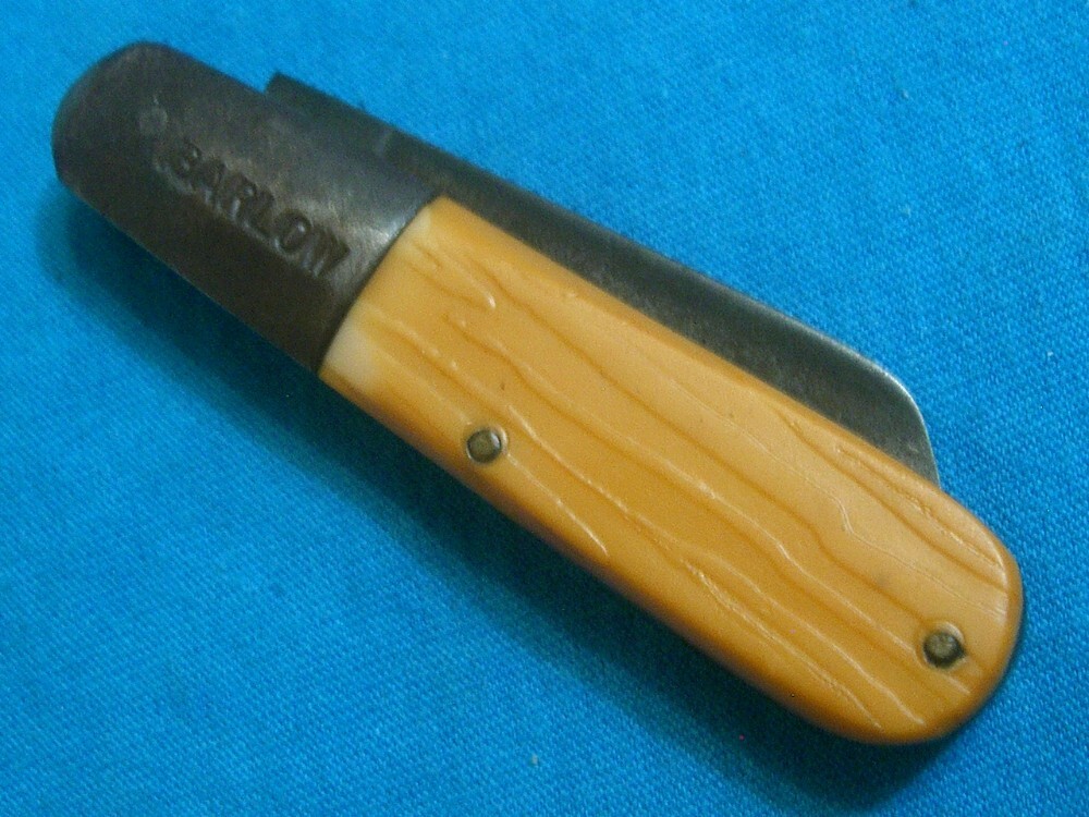 VINTAGE KUTMASTER UTICA NY USA BARLOW BAREHEAD FOLDING POCKET PEN KNIFE ...