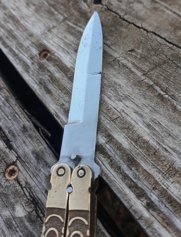 Vintage 1980's Pakistan Brass Balisong