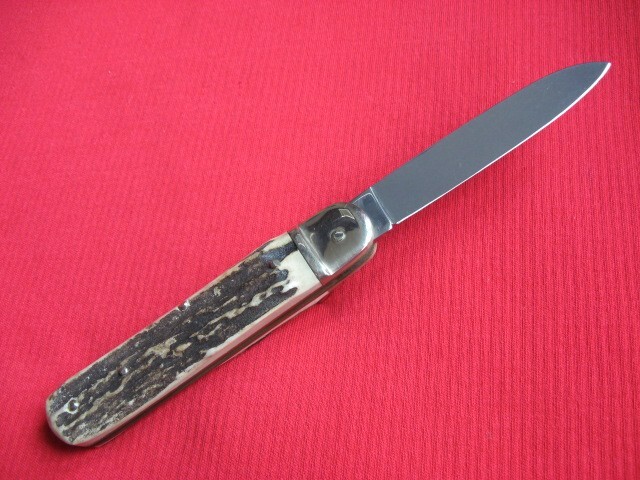 Vintage German Boker 715 Leverlock Knife Stag - New in Box