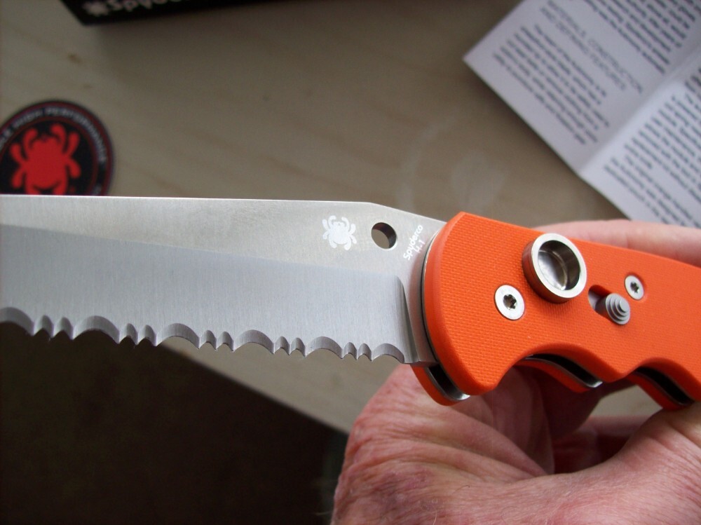 Spyderco Autonomy Automatic Knife Orange H1 Golden, Colo. U.S.A. NIB ...