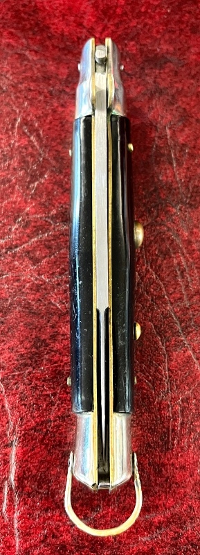 Rare Rizzuto Estileto Milano Fixed Guard Picklock Switchblade Knife