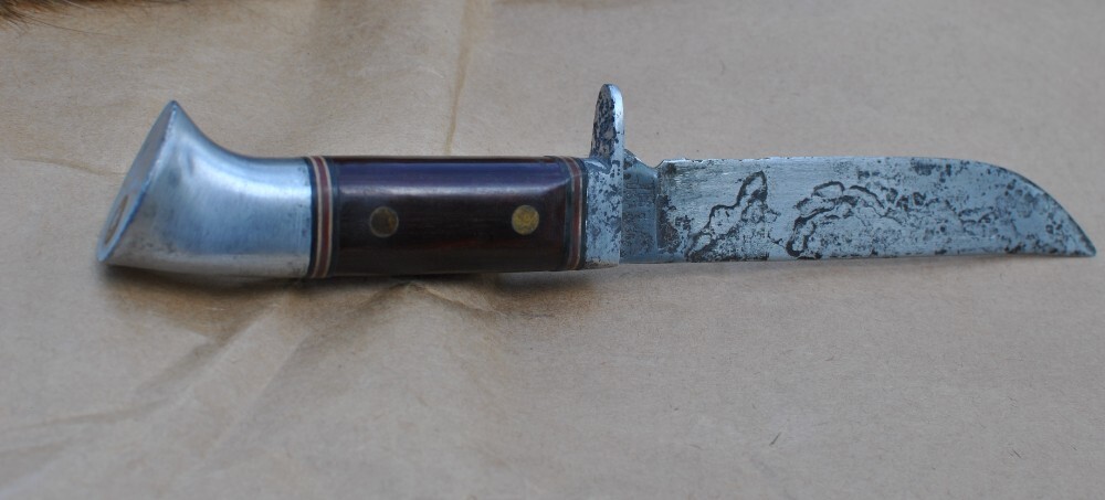 Western W36 Fixed Blade 10" OAL Distressed Full Tang Little Use No ...