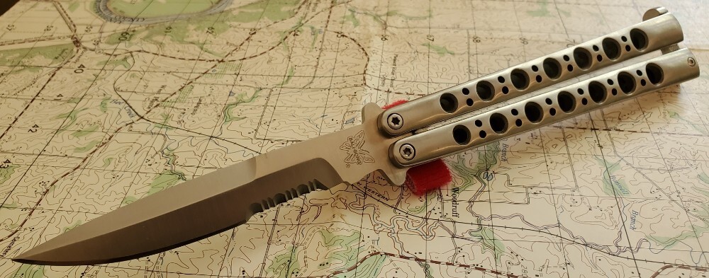Benchmade - Model 42 Balisong - Serrated - T Latch
