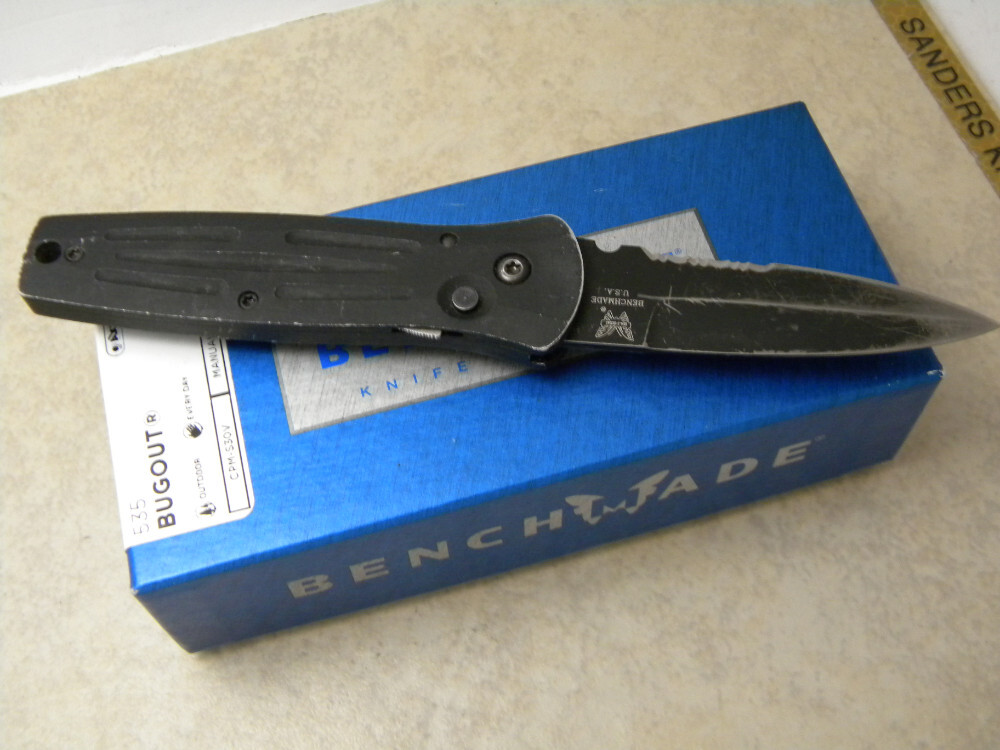 Benchmade USA Balisong Mel Pardue DEsign Push Button Automatic Knife