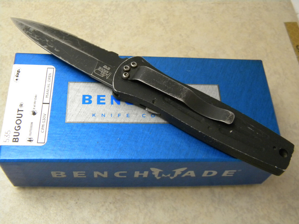 Benchmade USA Balisong Mel Pardue DEsign Push Button Automatic Knife