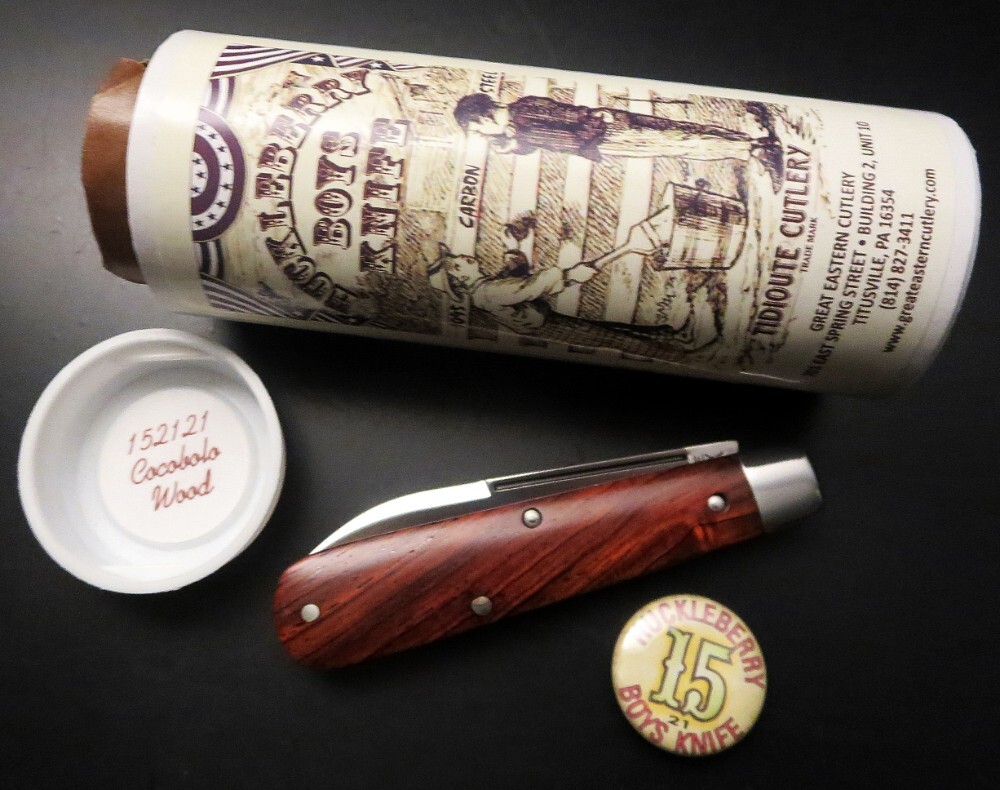 Great Eastern Cutlery #15 Huckleberry Boy's Knife Cocobolo GEC 152121