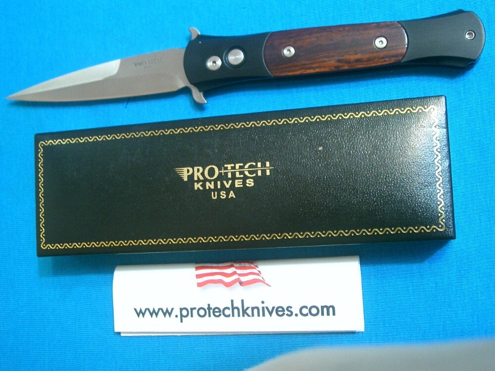 DISCONTINUED PRO TECH PROTECH PRO-TECH USA THE DON PR2_750 1706C COCOBOLO FOLDING KNIFE KNIVES MIB