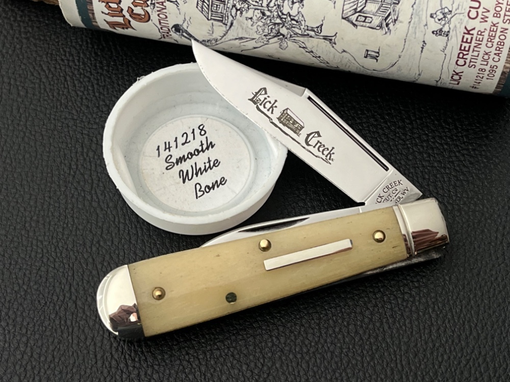 Great Eastern Cutlery GEC 141218 SFO Smooth White Bone Lick Creek Boy's ...