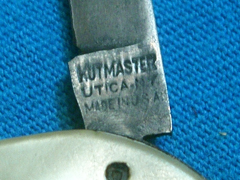 VINTAGE KUTMASTER UTICA NY USA EQUAL END LOBSTER PEN FOLDING POCKET ...