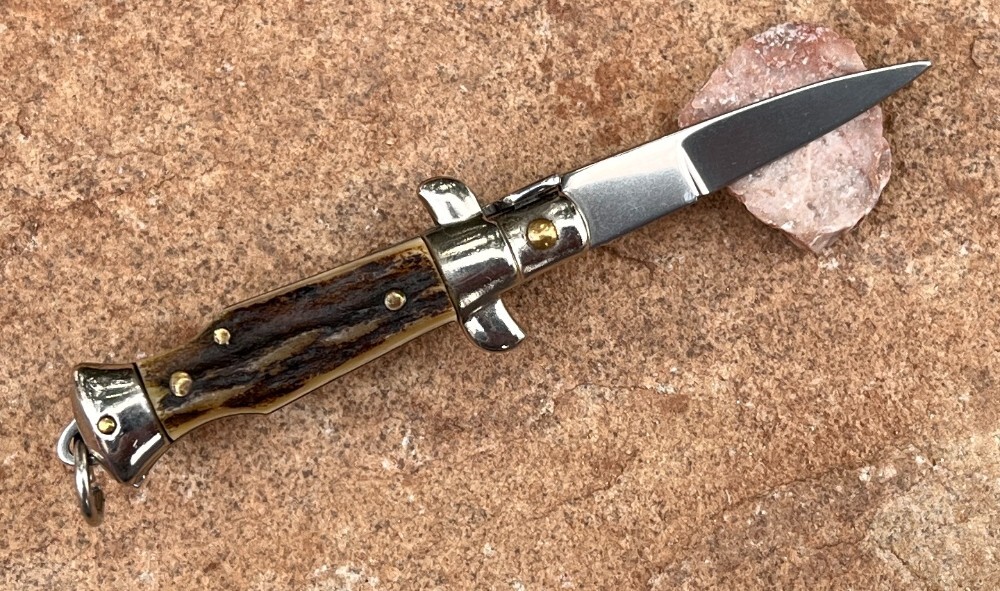 Miniature Switchblade Knife, Made In Italy, Marked Inox, Older Style ...