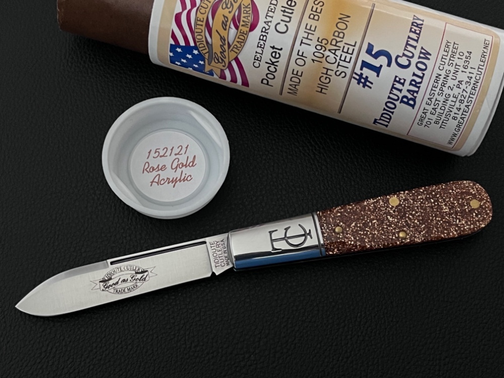 Great Eastern Cutlery GEC 15 TC Barlow Rose Gold "Good as Gold"