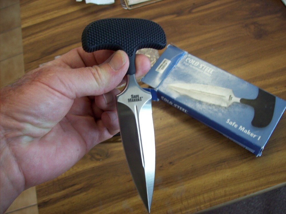 Cold Steel Push Dagger Safe Maker l Model # 12BS Japan UNUSED W/Box ...