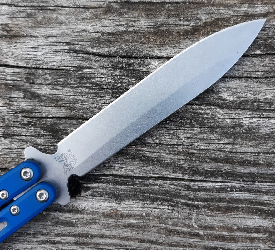 Benchmade 51 Morpho Bali-song rare blue handles excellent!