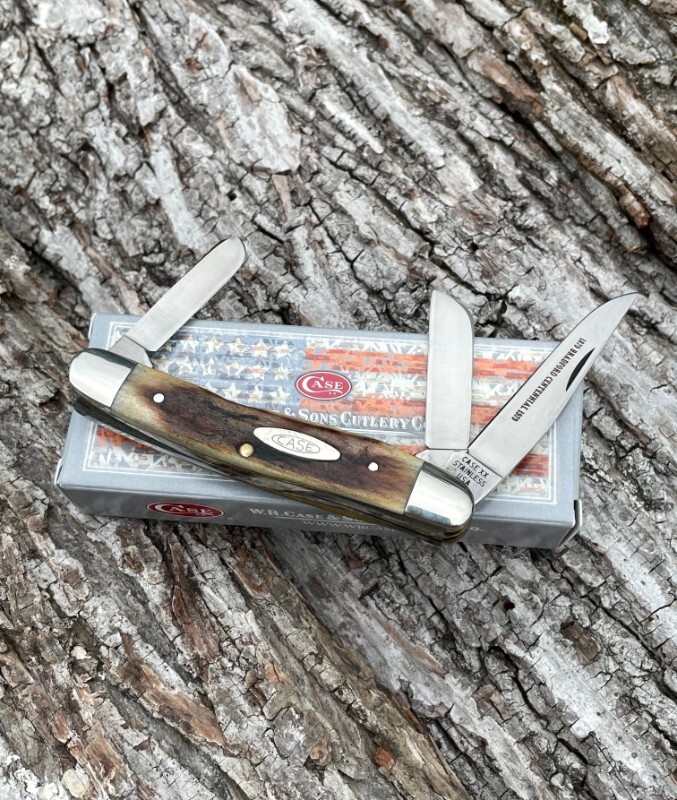 CASE XX ** 1979 BRADFORD CENTENNIAL STAG 18 PATTERN STOCKMAN