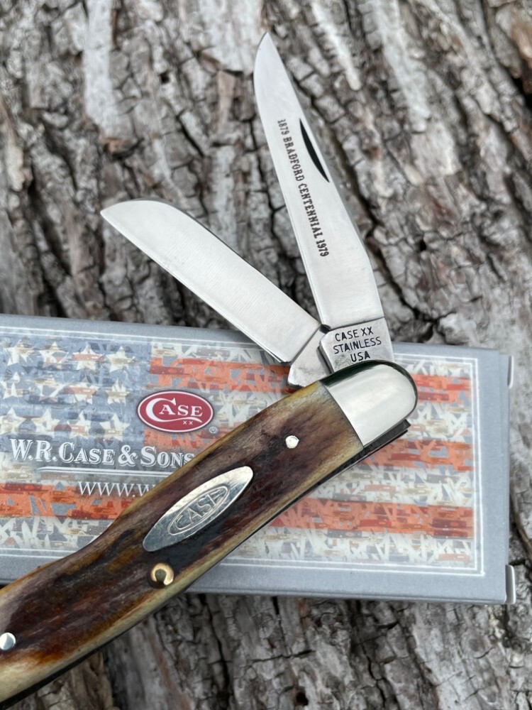 CASE XX ** 1979 BRADFORD CENTENNIAL STAG 18 PATTERN STOCKMAN